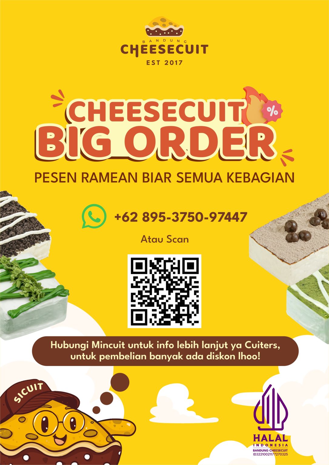 order - Bandung Cheese Cuit Official Websit