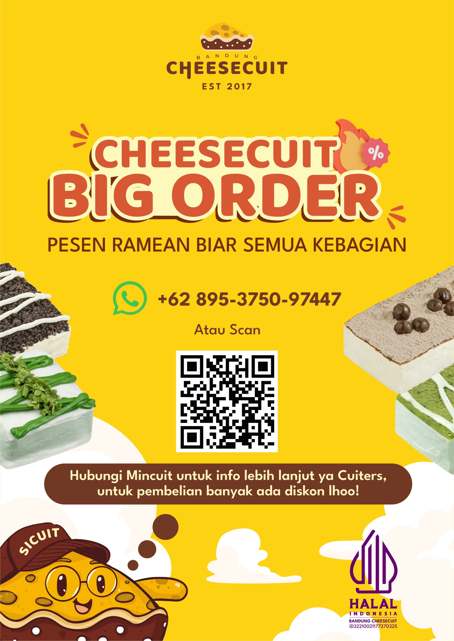order - Bandung Cheese Cuit Official Websit